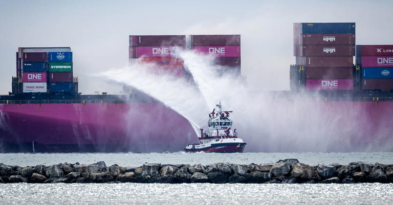 Incendio en el buque ONE Henry Hudson activa emergencia portuaria en Los Ángeles - Confluencia ...